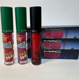 MAC Cosmetics | Makeup | Mac X Stranger Things Lipglass Trio Limited ...